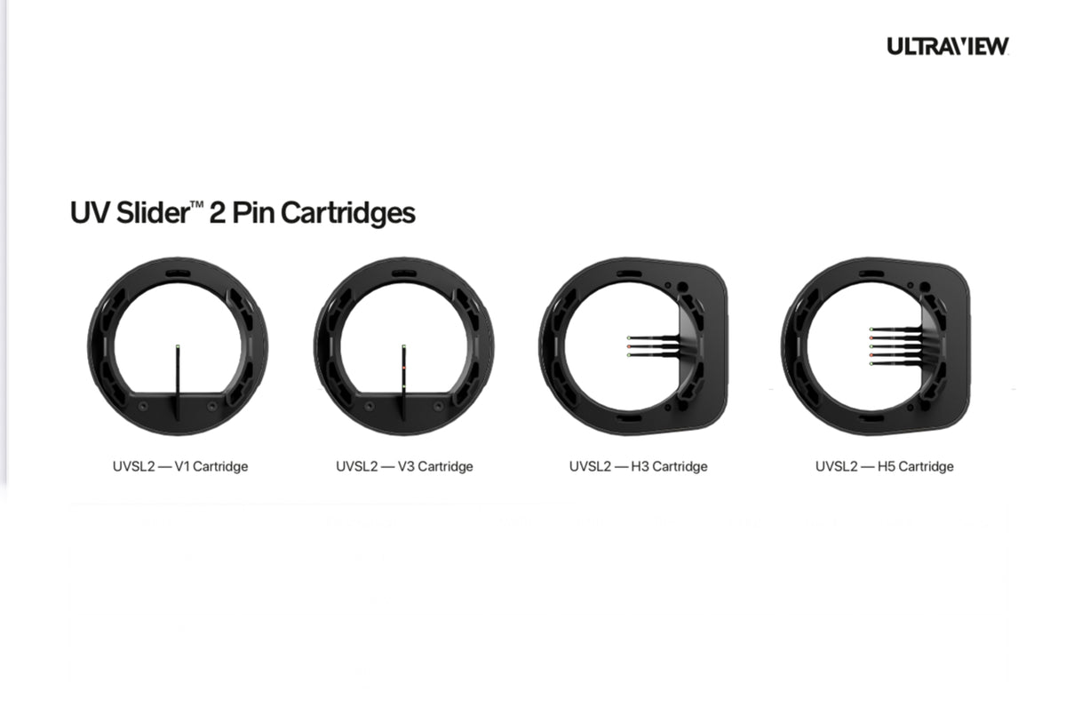Ultraview Slider 2 Pin Cartridges – Evolve Archery Canada