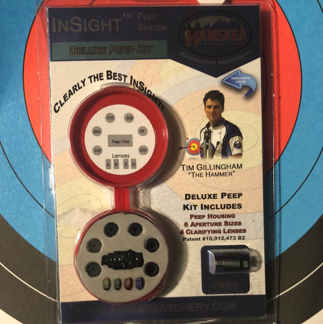 Hamskea InSight peep kit with Apertures – Evolve Archery Canada