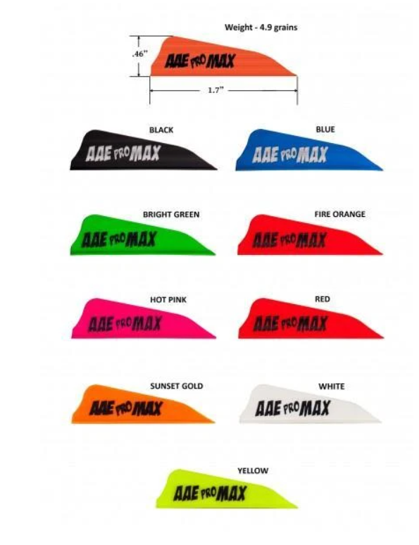 AAE Pro Max Vanes – Evolve Archery Canada