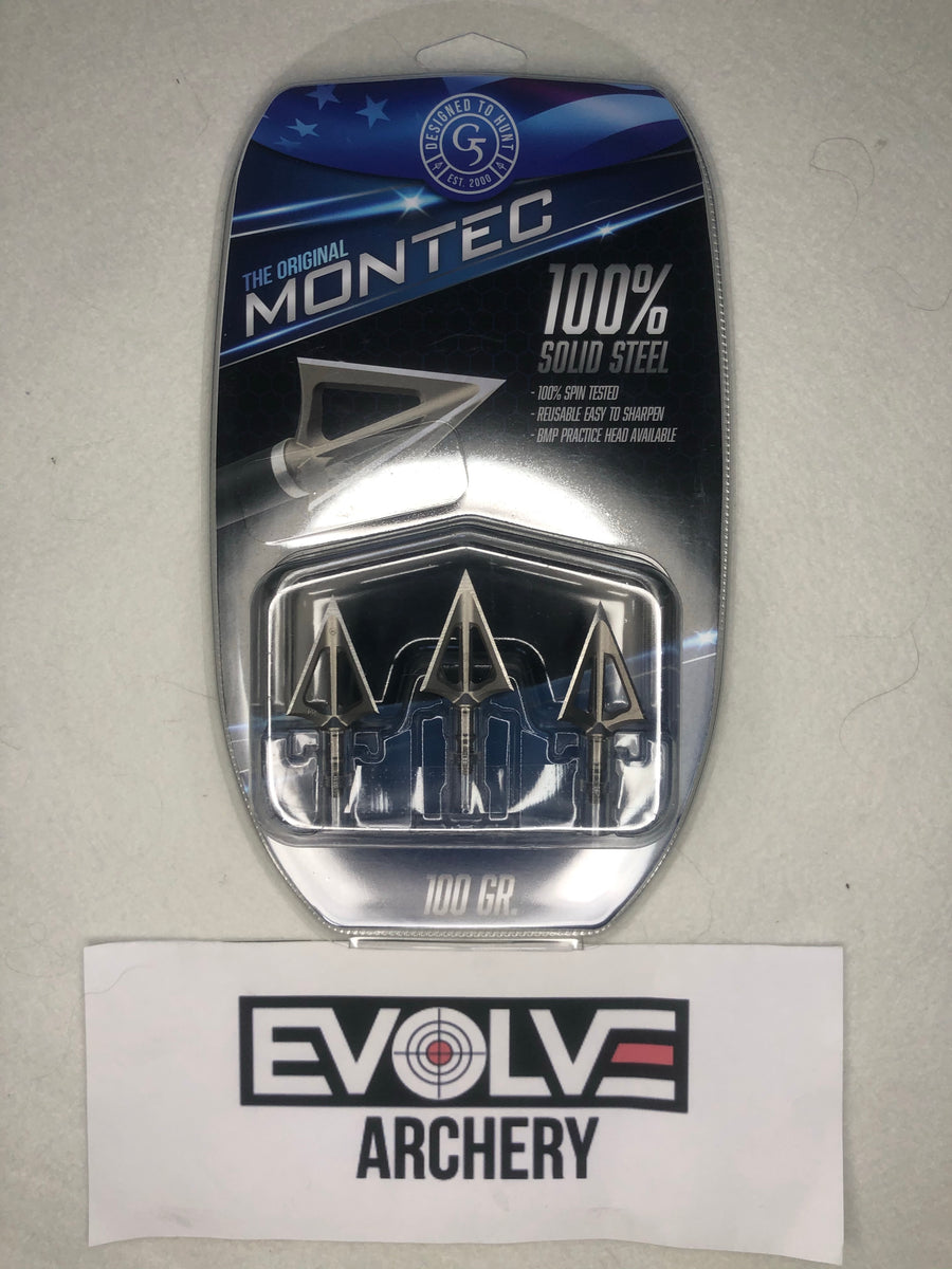 G5 Montec broadheads 3 pack – Evolve Archery Canada
